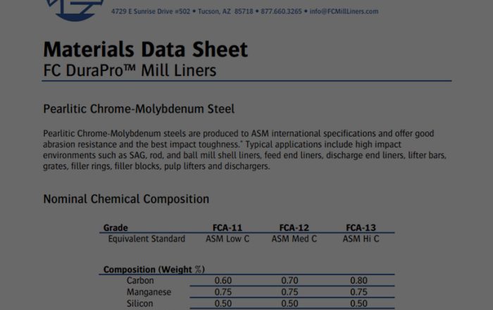 High-Quality Mill Liners in USA & Canada | FC Mill Liners, Inc.