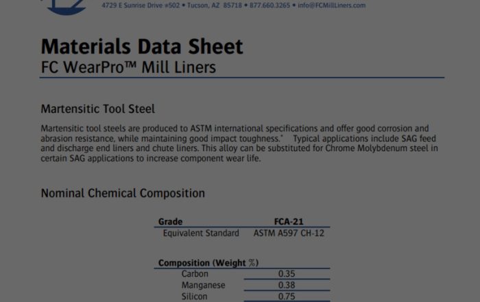 High-Quality Mill Liners in USA & Canada | FC Mill Liners, Inc.